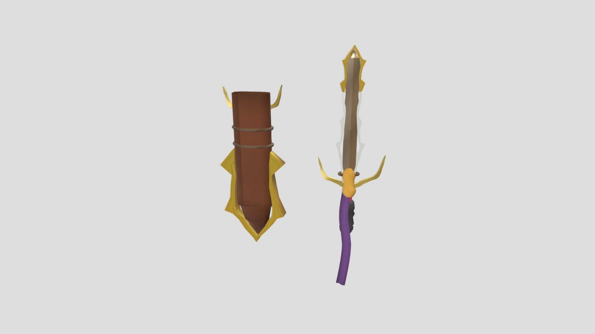 Dragon Sword Model - Download Free 3D model by jc1234thetoonist ...