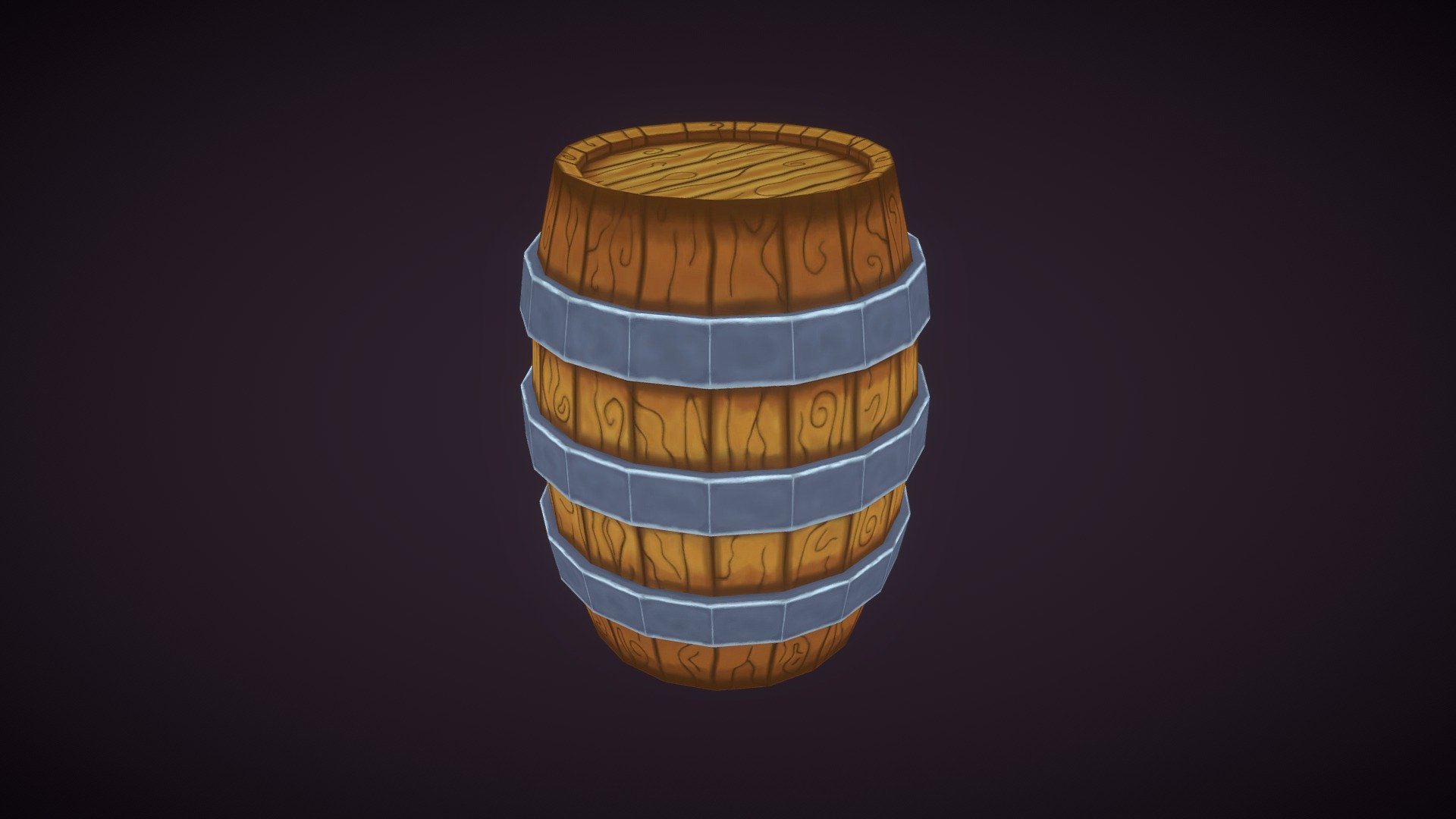Handpainted Lowpoly Barrel - Download Free 3D model by Matango ...