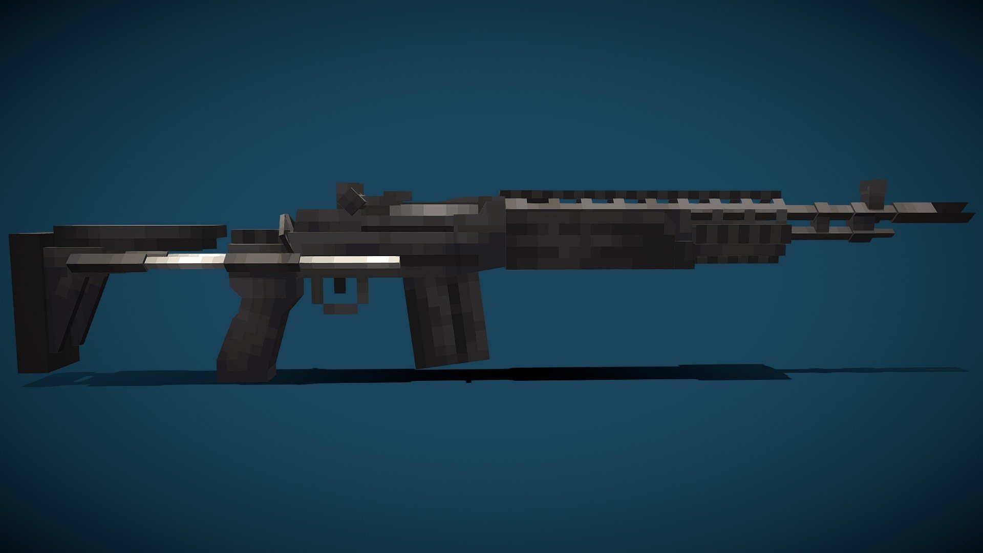 Mk14 ebr low poly - 3D model by MMecha [c9fd574] - Sketchfab