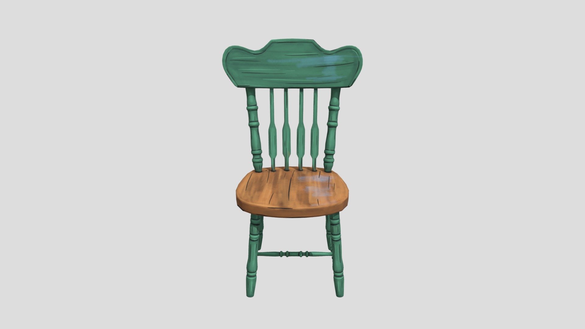 Cartoon chair - Download Free 3D model by risuchan [c9fd699] - Sketchfab