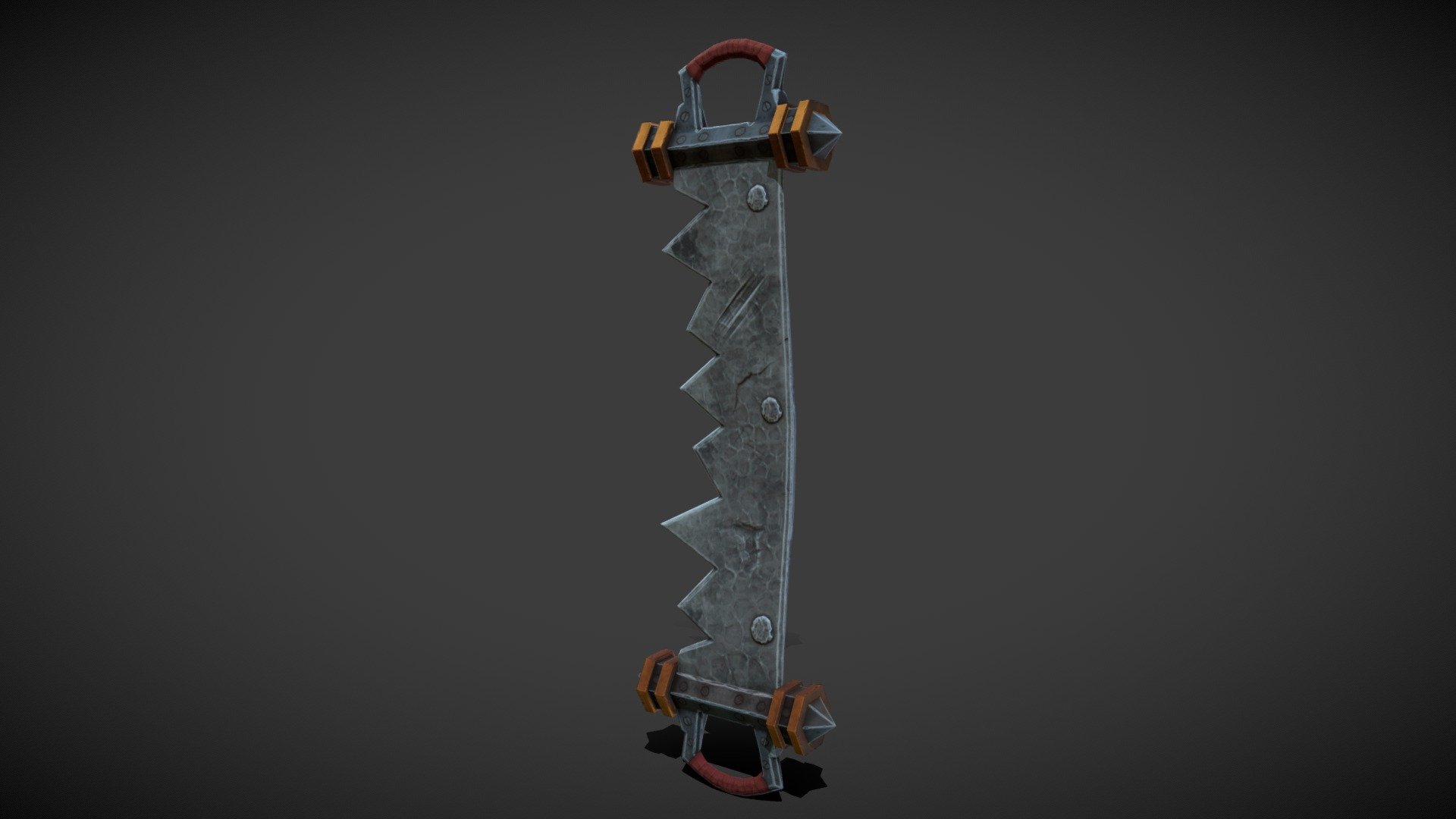 Stylized Orc Hand Saw Prop - 3D model by Nordskogen Games ...