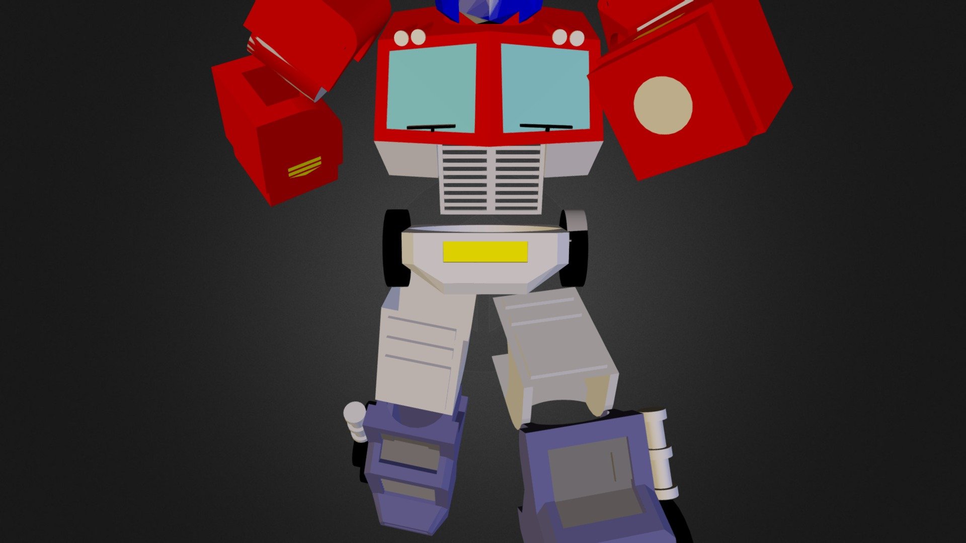 optimus prime.dae - 3D model by TonyGuilhem [cVhLC6j] - Sketchfab
