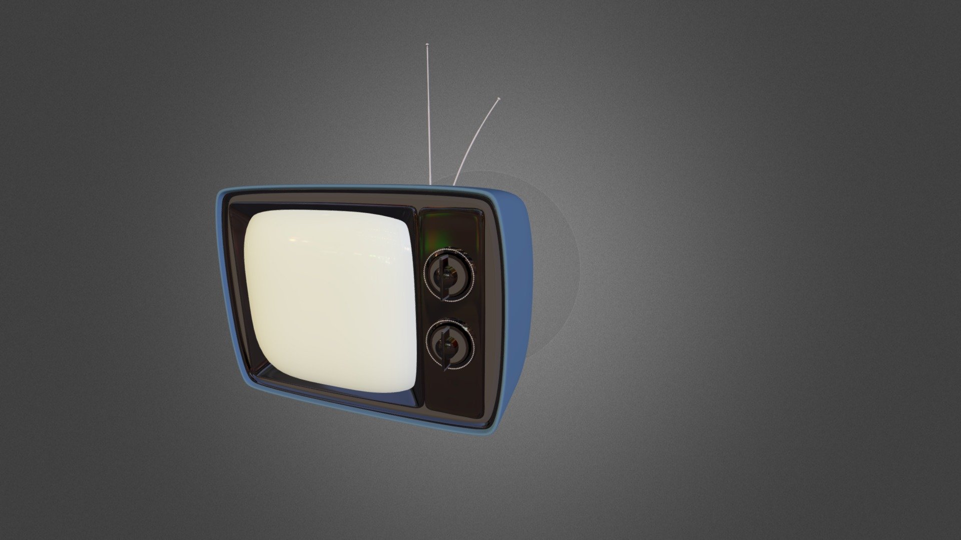 vintage TV - 3D model by pbb_01 [cY17udj] - Sketchfab