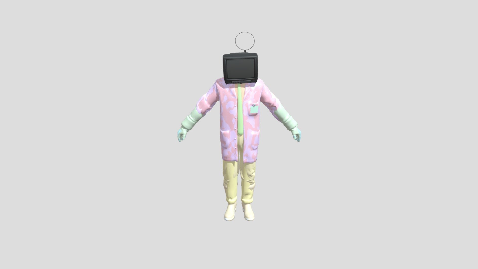 Scientist Tv Man V3 - Download Free 3D model by ASP ...