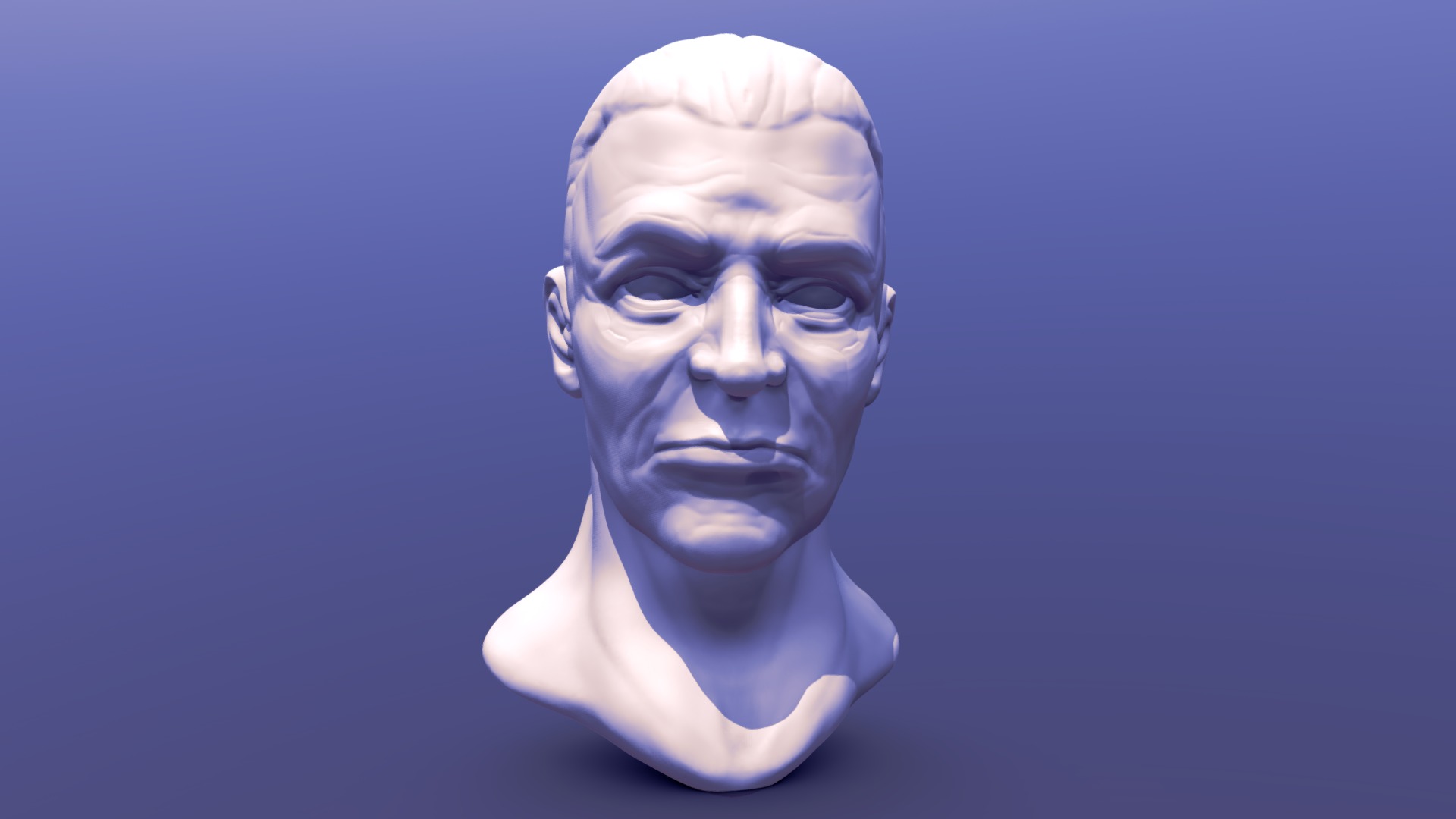 Male Face Study - 3D model by Abitsketchy [ca0546e] - Sketchfab