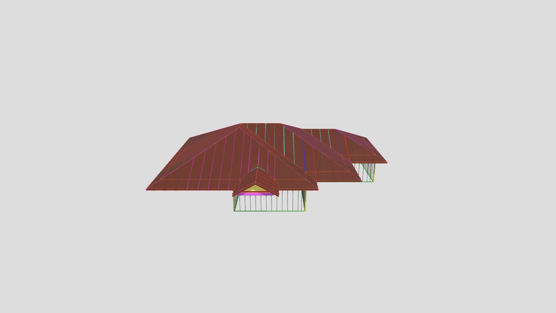 3d with roof - 3D model by Lukesharland [ca07e3f] - Sketchfab