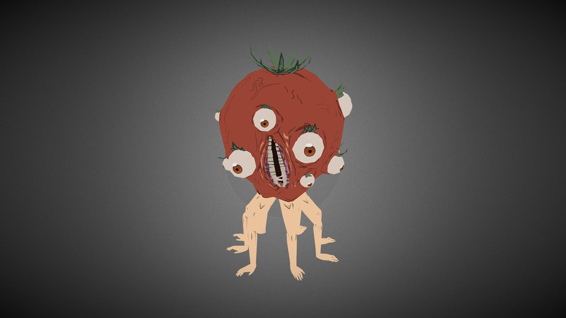 Chainsaw Man : Tomato Devil - 3D model by SkinnyBorder [ca0907a] - Sketchfab