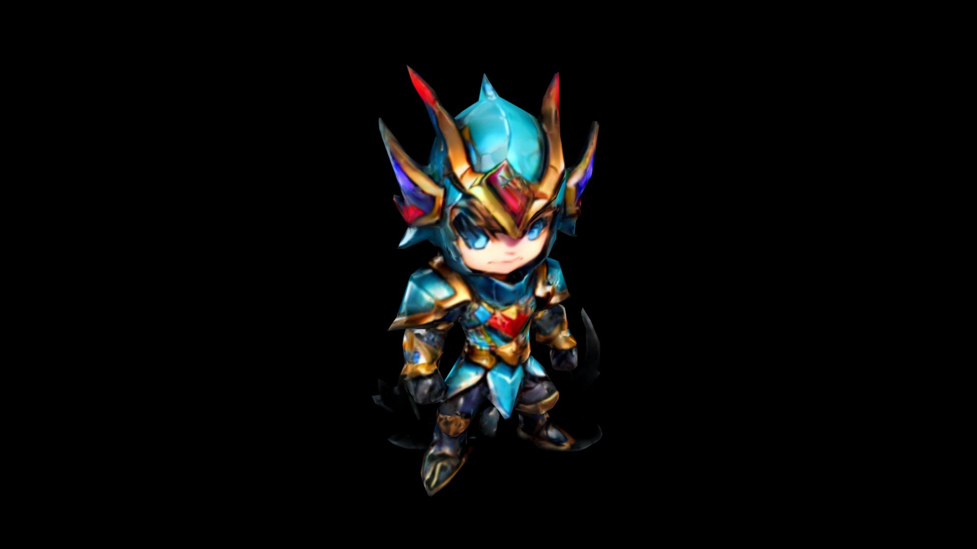 An illustration of a cartoon character in intric - Download Free 3D ...