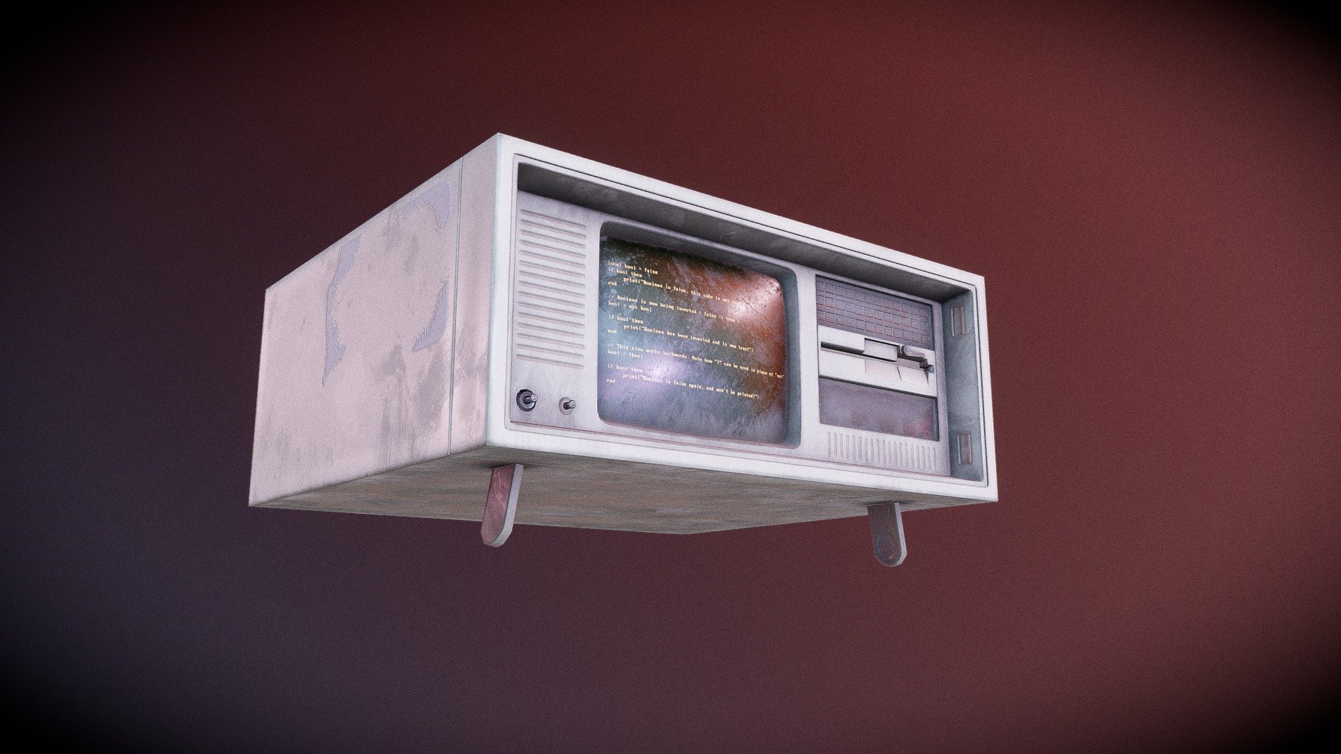 Old PC - Download Free 3D model by Whostea [ca0cbf6] - Sketchfab