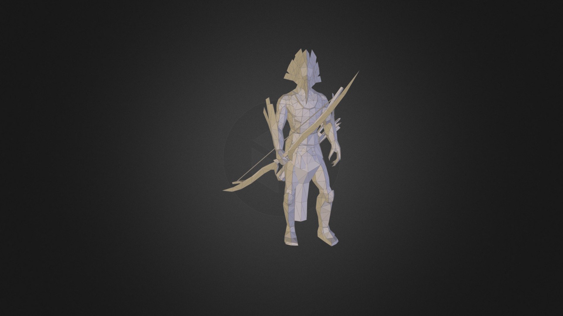 Birdman Archer Warrior - 3D model by 3DCloud.company (@3dcloud ...