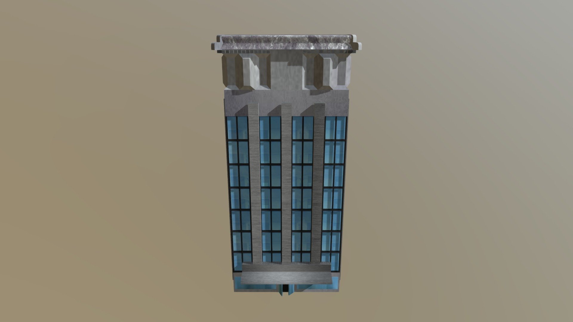 City-tower - 3D model by Anthony.Larner [ca109b0] - Sketchfab