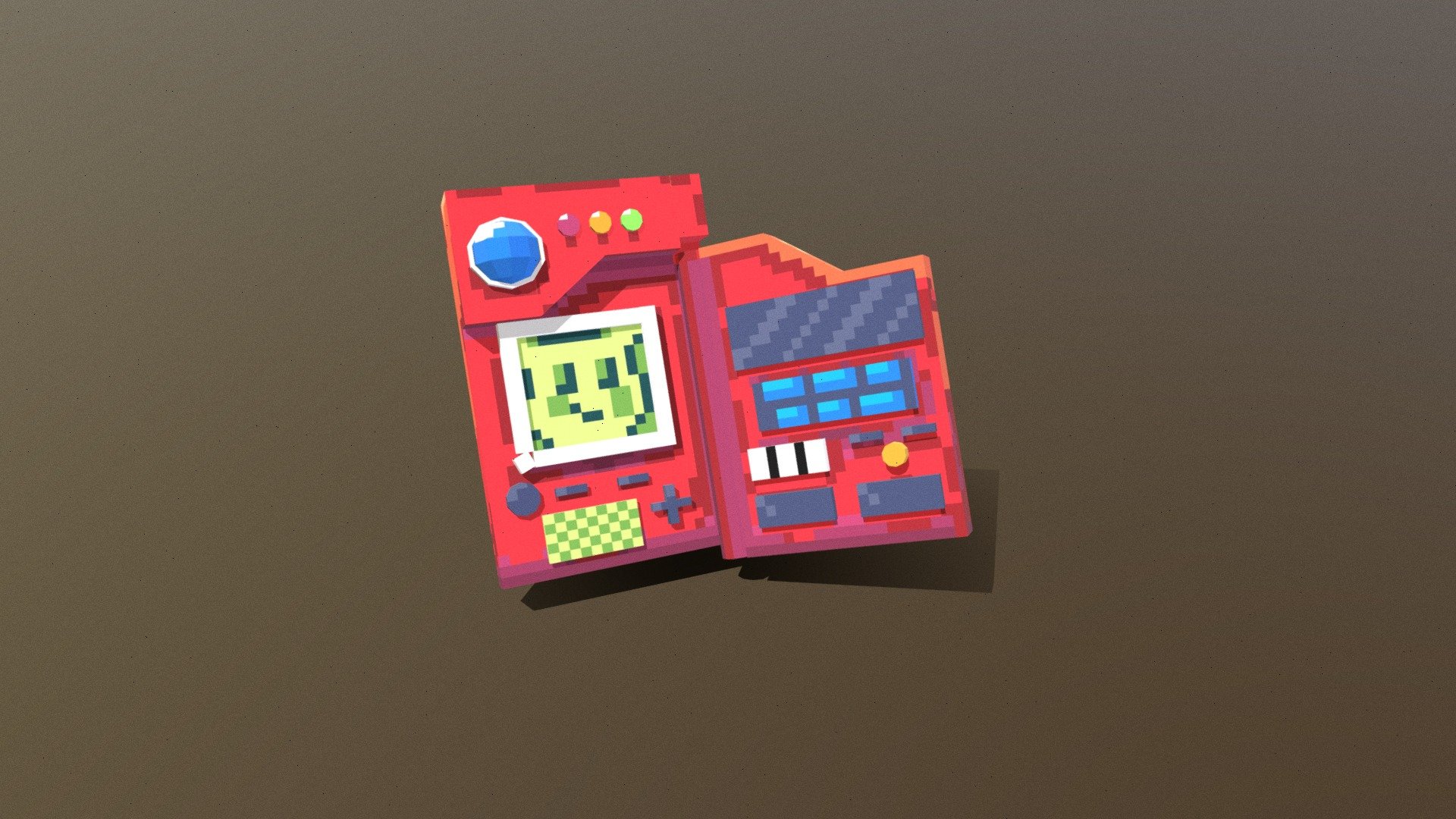 Pokemon lowpoly, Pokemon pallo, dex jne etc etc - 3D model by xd-Rase ...