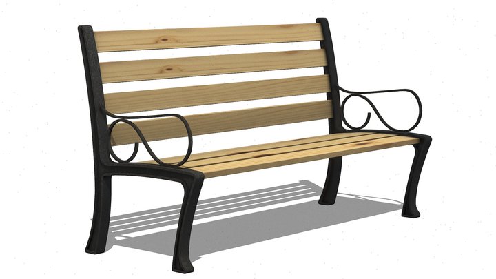 Bench 3D models - Sketchfab