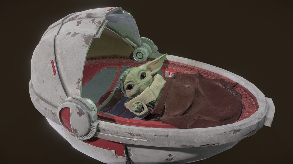 grogu - A 3D model collection by brack115 - Sketchfab