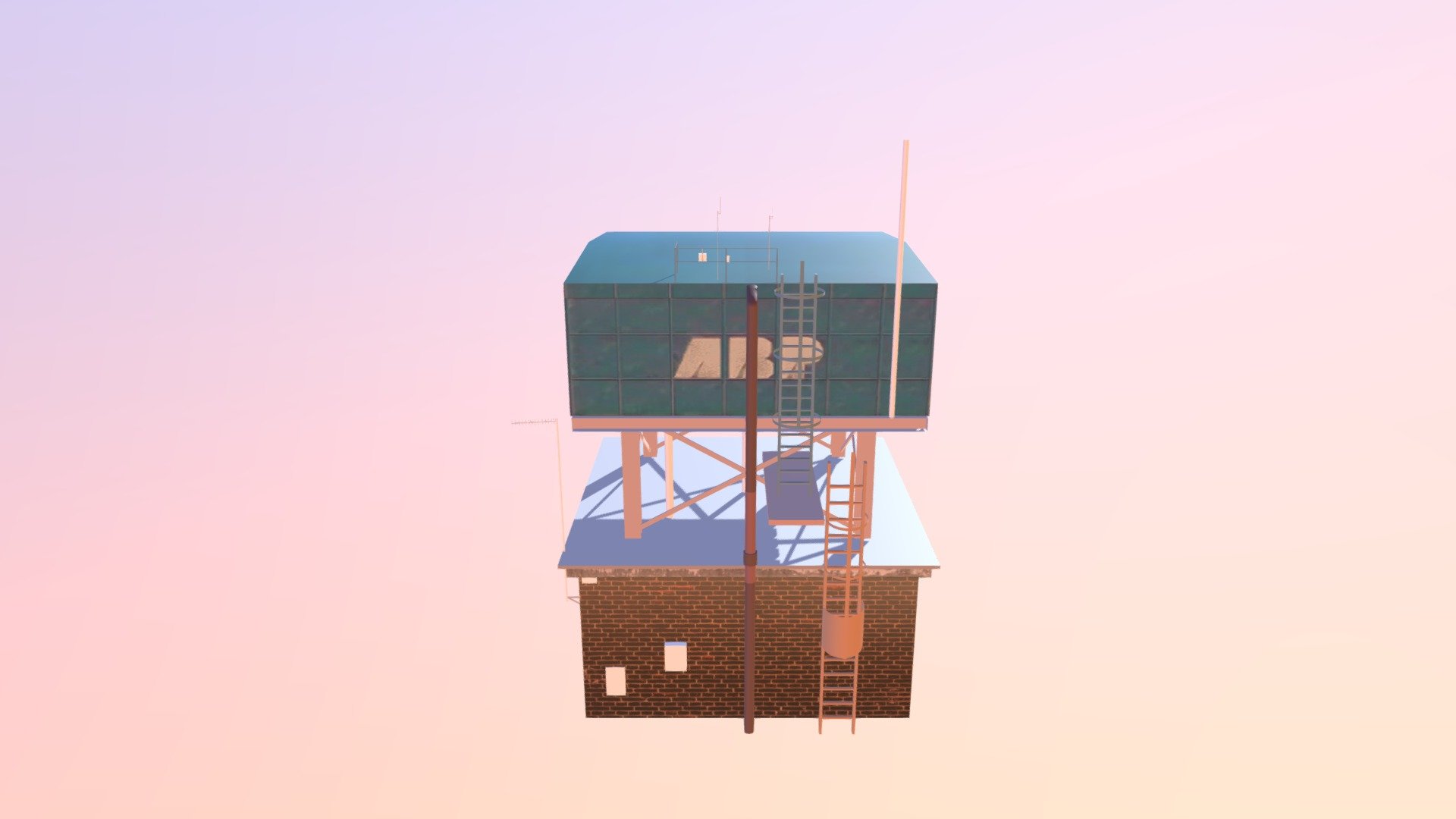 ABP Water Tower - 3D model by nymr1 [ca15c86] - Sketchfab