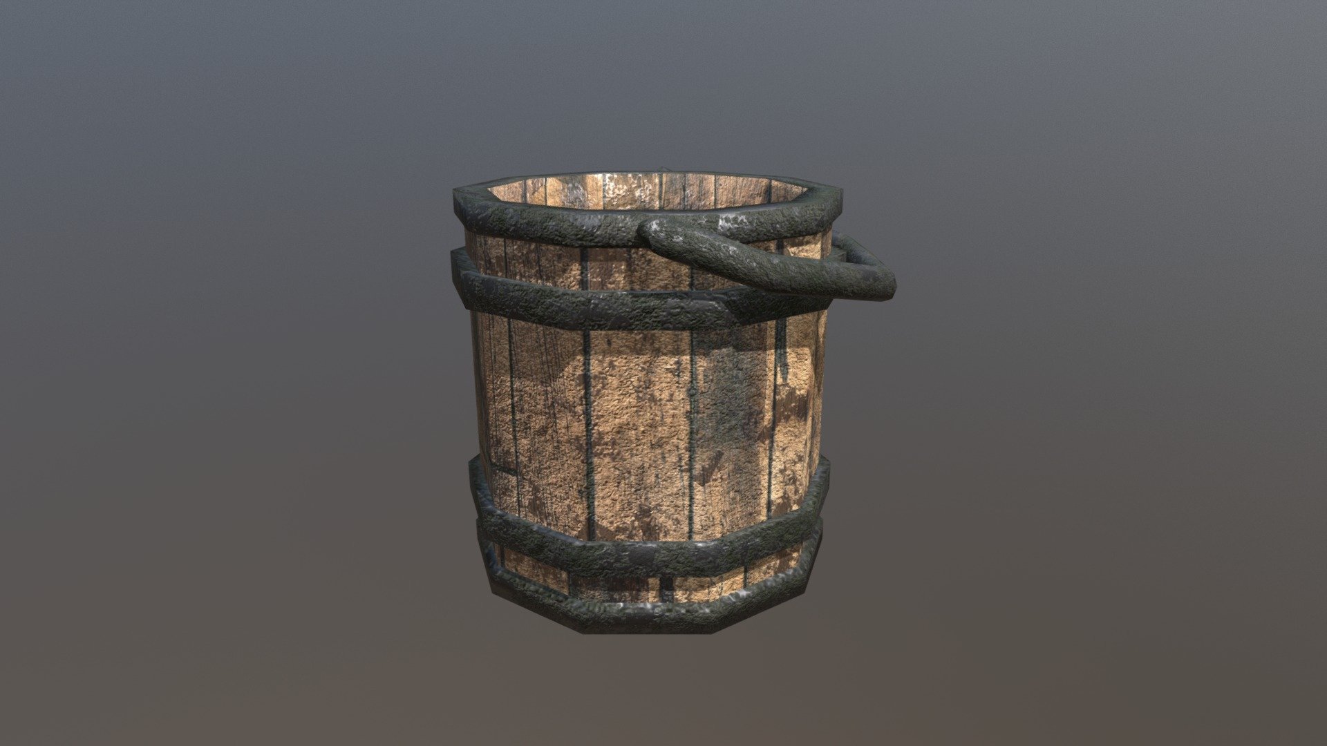 Bucket Of Water 01 - 3D model by CosMos.Sriprasertsin [ca16a41] - Sketchfab