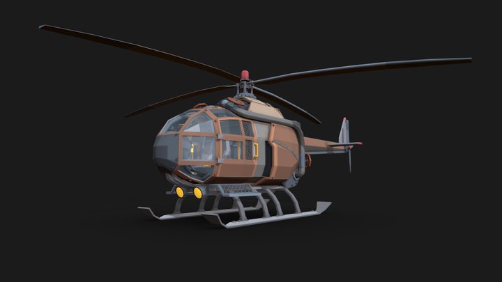 Helicopter-3d 3D models - Sketchfab