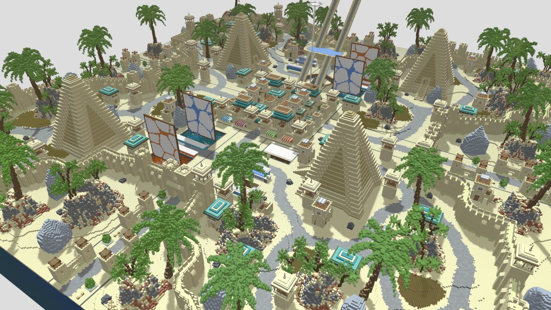 KitMap Spawn + Warzone DESERT - 3D model by AstrumProjects [ca180a3 ...