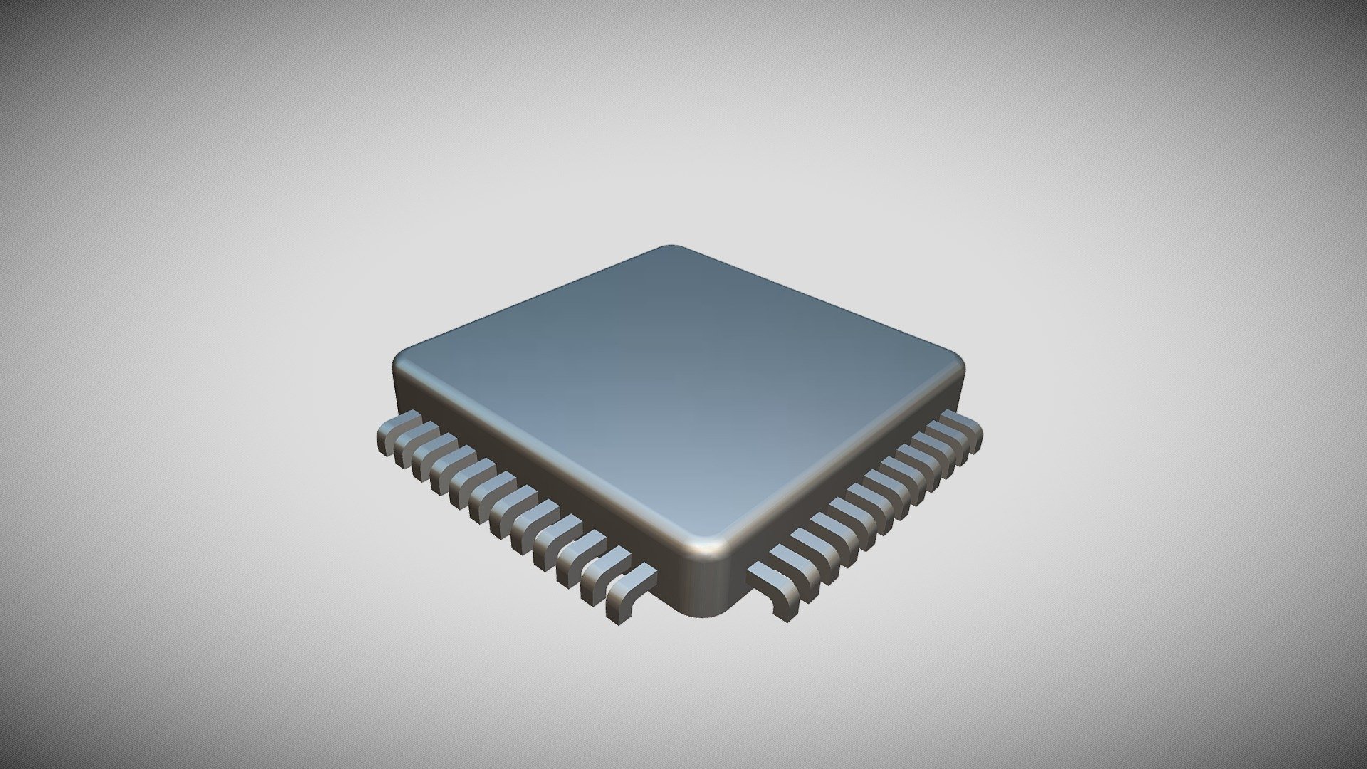 Chip - Download Free 3D model by AnsysLearn [ca1810c] - Sketchfab