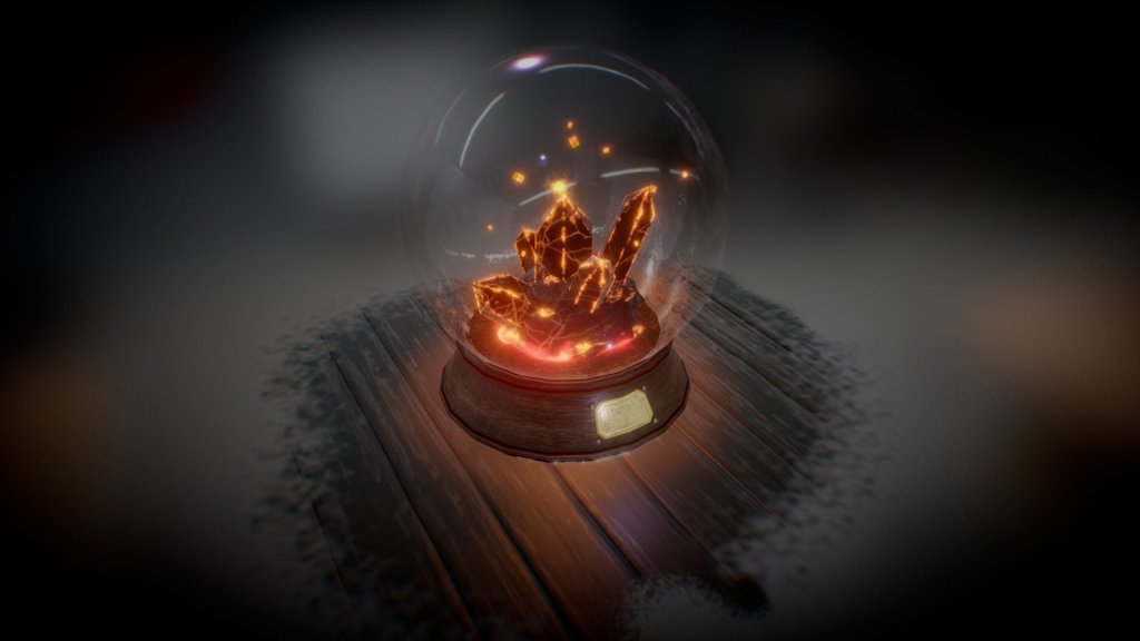 crystal ball - 3D model by mekkael [ca183c6] - Sketchfab