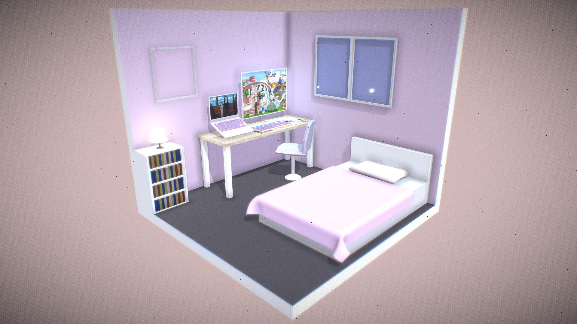 Room 704 - 3D model by 63011213013 [ca191ca] - Sketchfab