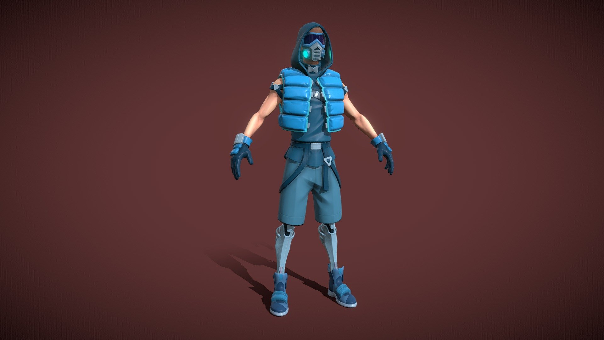 Low-Poly Shooteer - 3D model by artliho (@artlihomail) [ca1d0c2 ...
