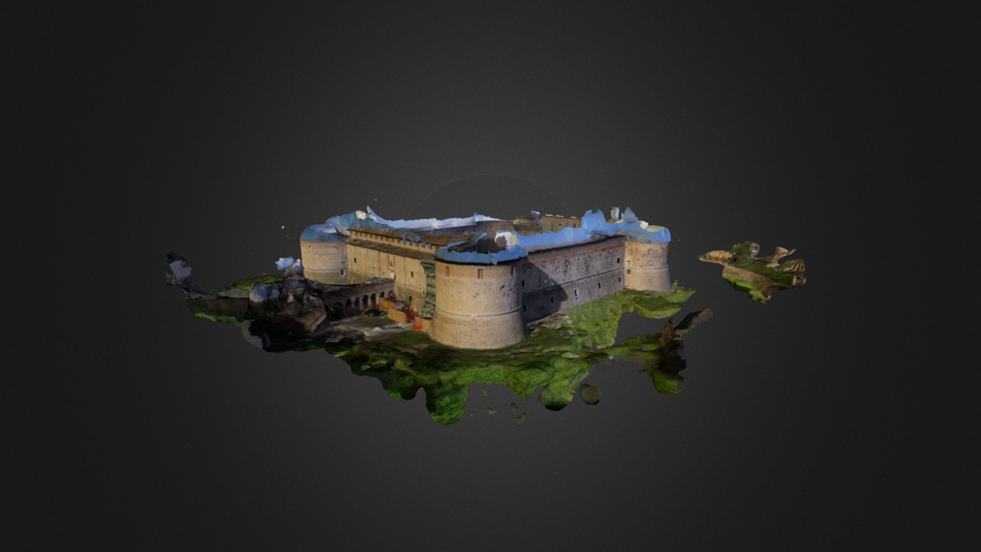 Rocca Costanza - 3D model by www.evolution3d.it (@evolution) [ca1d422 ...