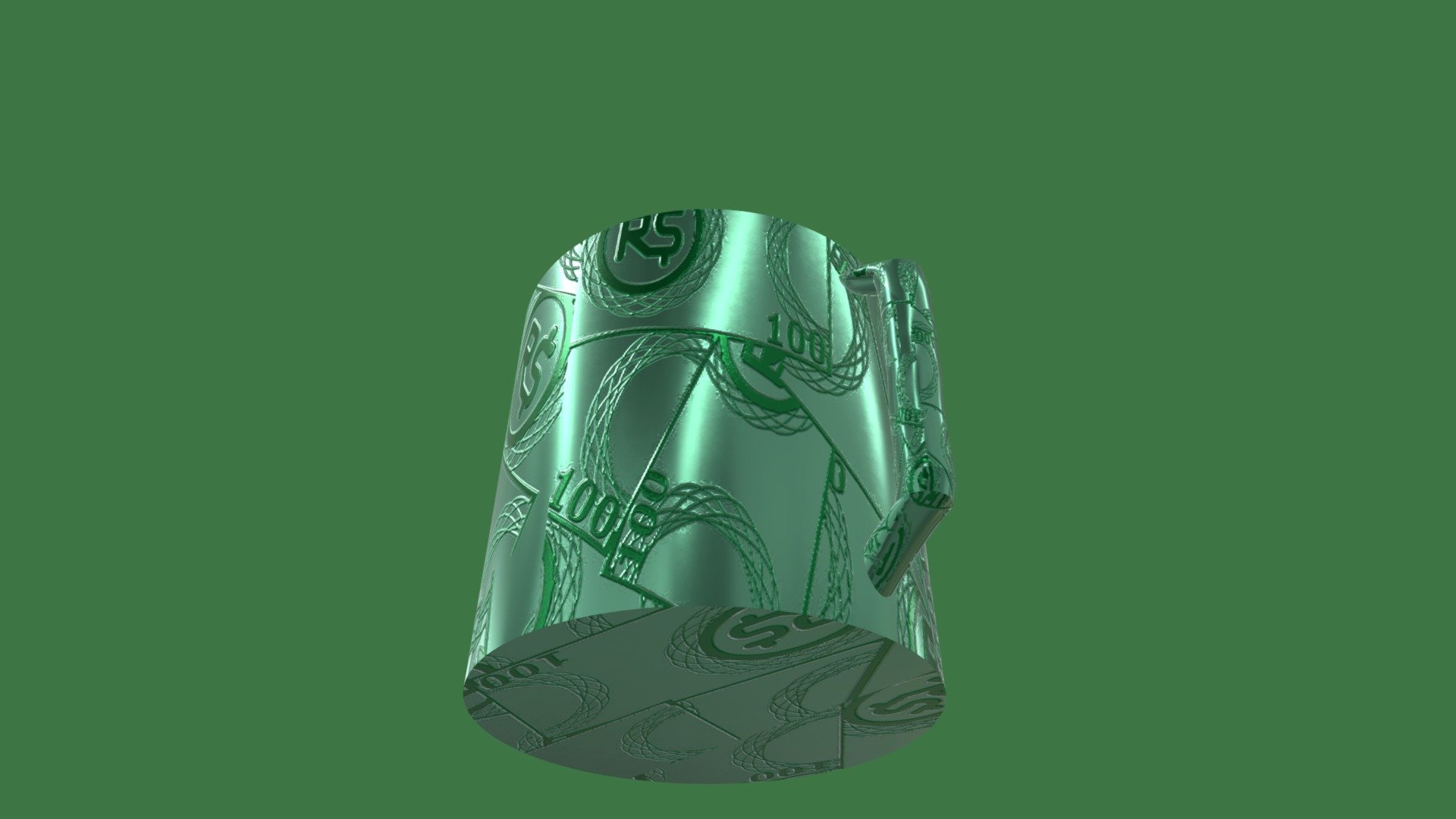 Robux cup - Download Free 3D model by supahot [ca1da00] - Sketchfab