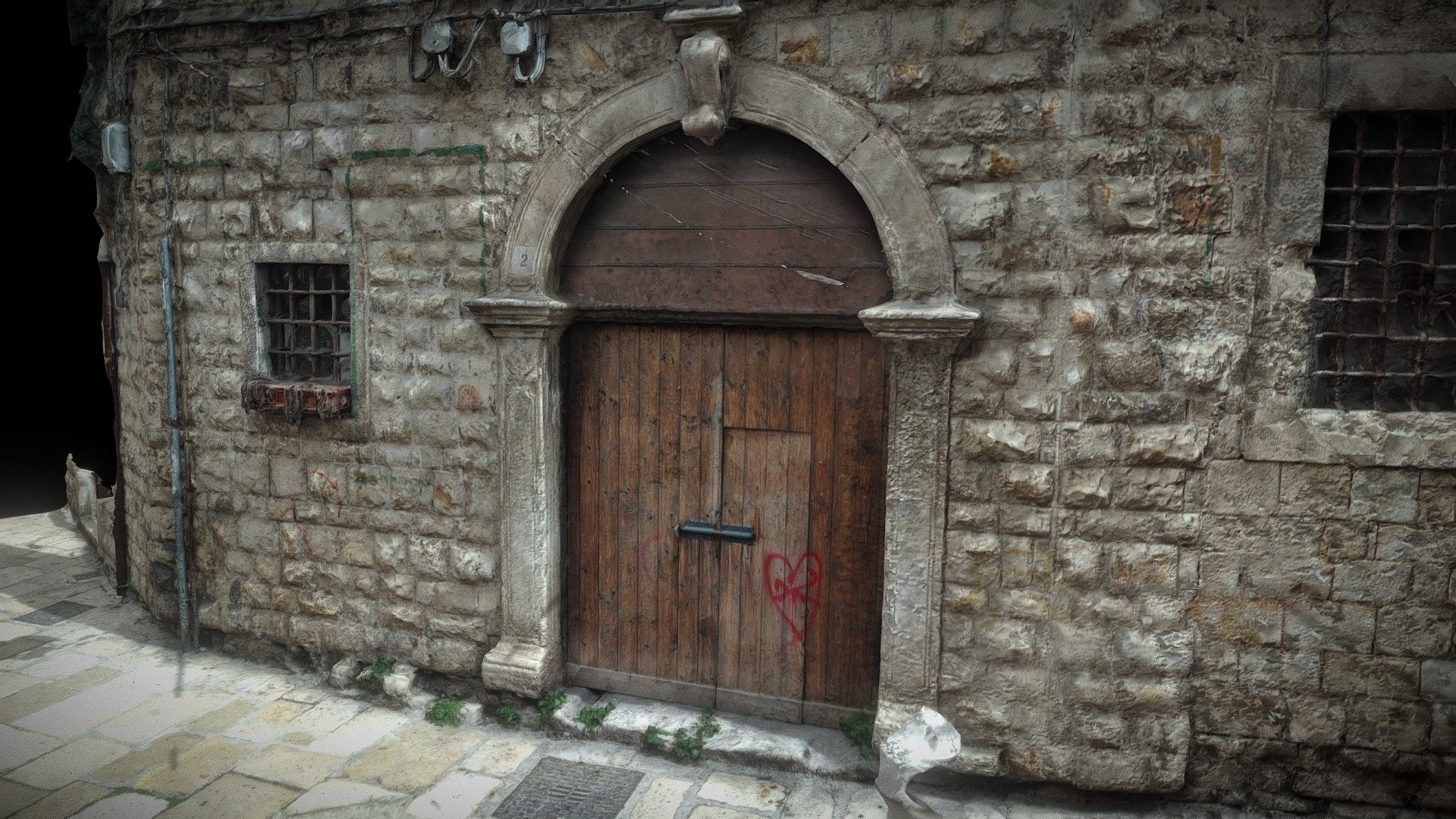 Italy, Matera, Old door - Download Free 3D model by zhenkoest [ca1da78 ...