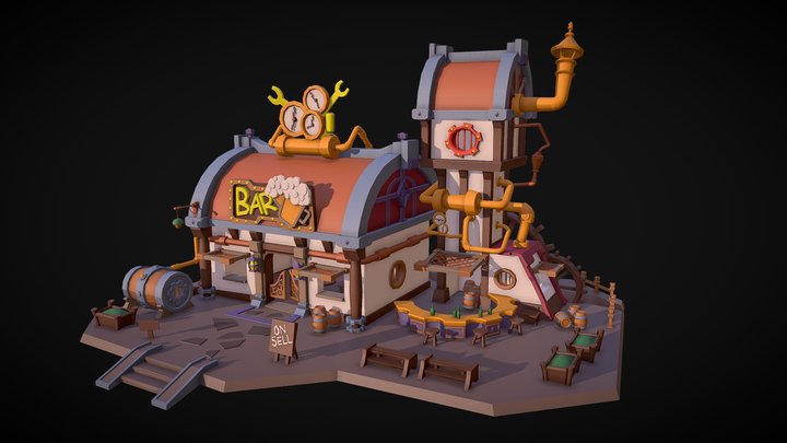 Steampunk 3D models - Sketchfab