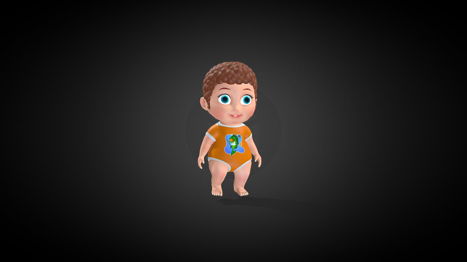 Cartoon Baby - Buy Royalty Free 3D model by NaturalCreative2023 ...