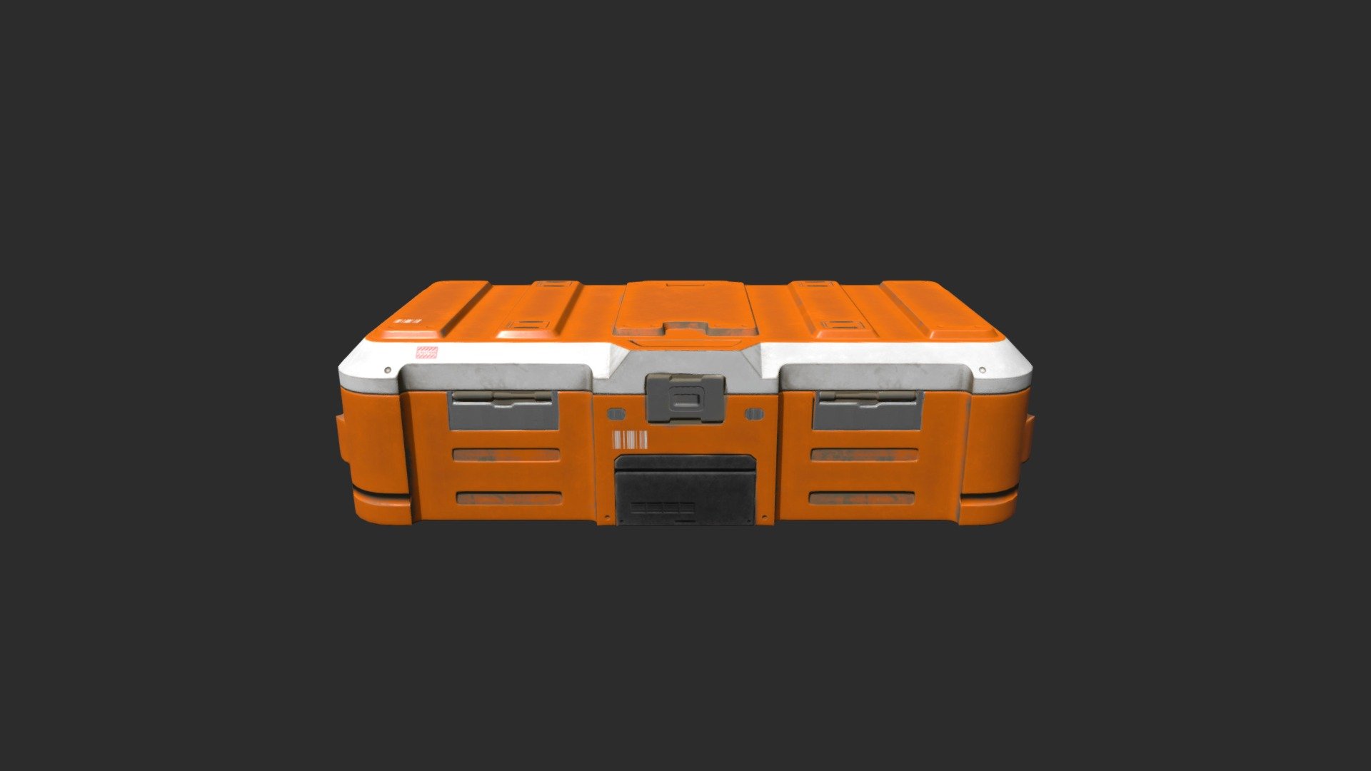 Scifi Crate - 3D model by mjeroengorissen [ca21689] - Sketchfab