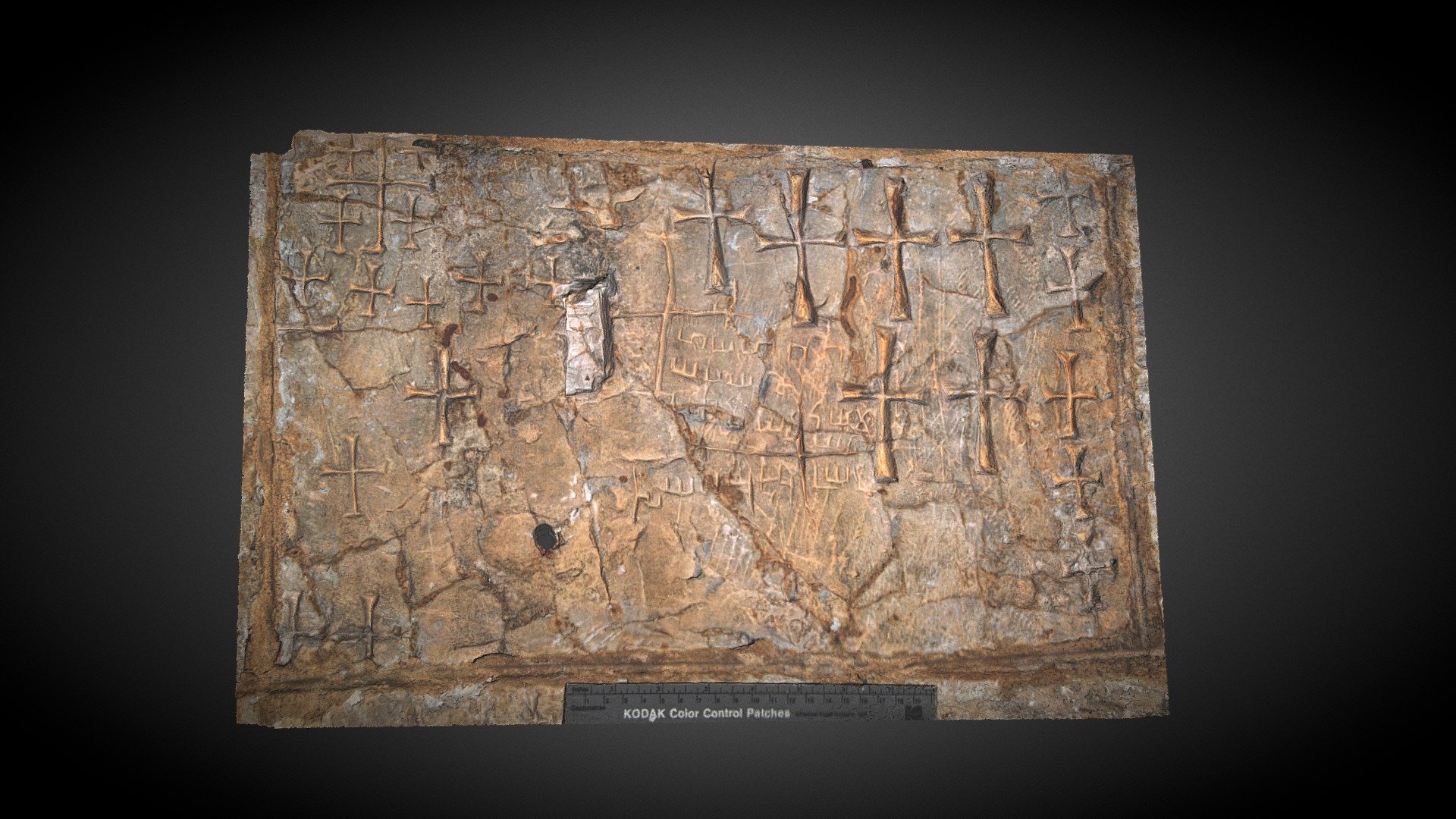 Saint Helena Chapel. Apse Wall Tile N02 - 3D model by Moshe Caine ...