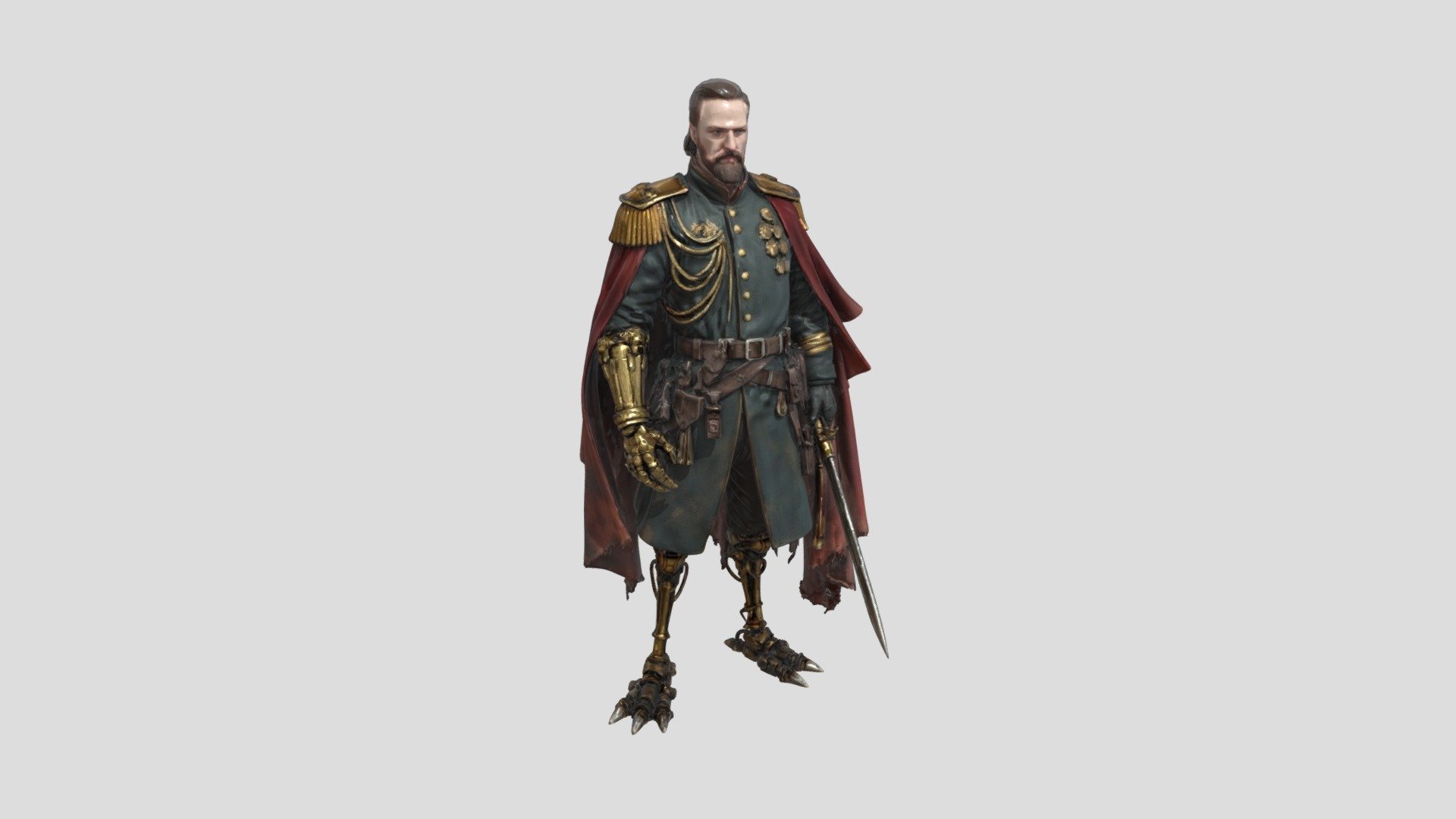 Iron Commander Colarin - Download Free 3D model by Makkoy_tales ...