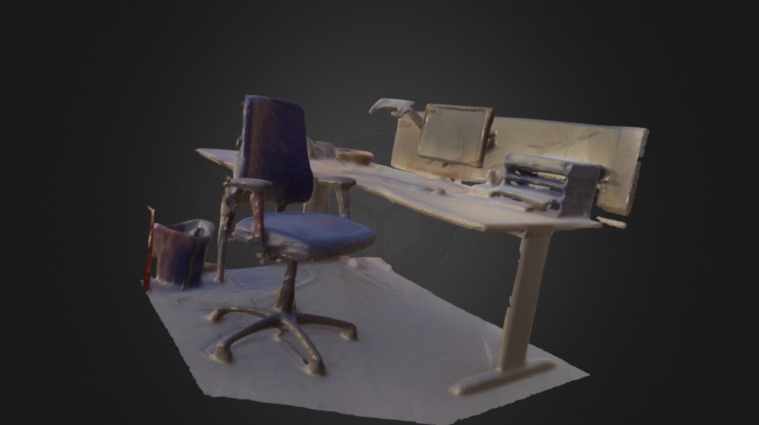 Bureau - 3D model by mees [ca26fba] - Sketchfab