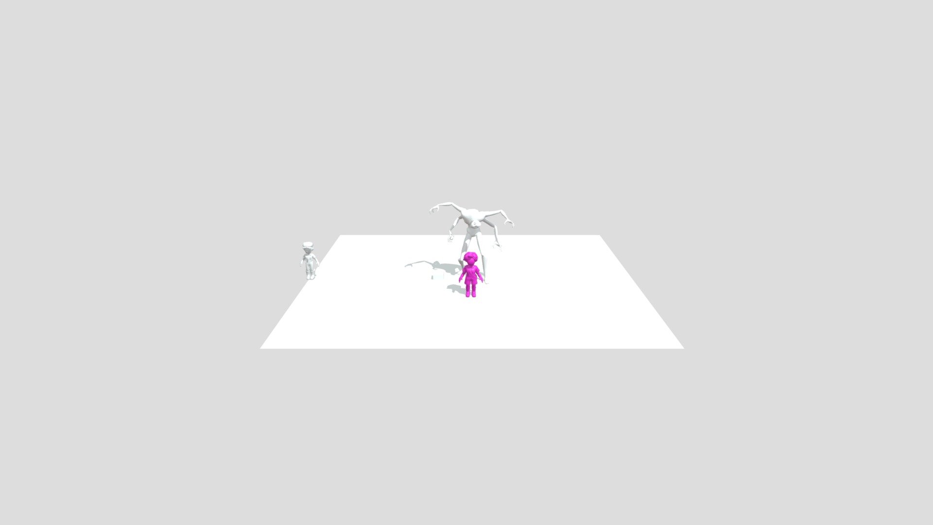 Shadow Monster glitched to hell - 3D model by Ray Avid Lebon ...