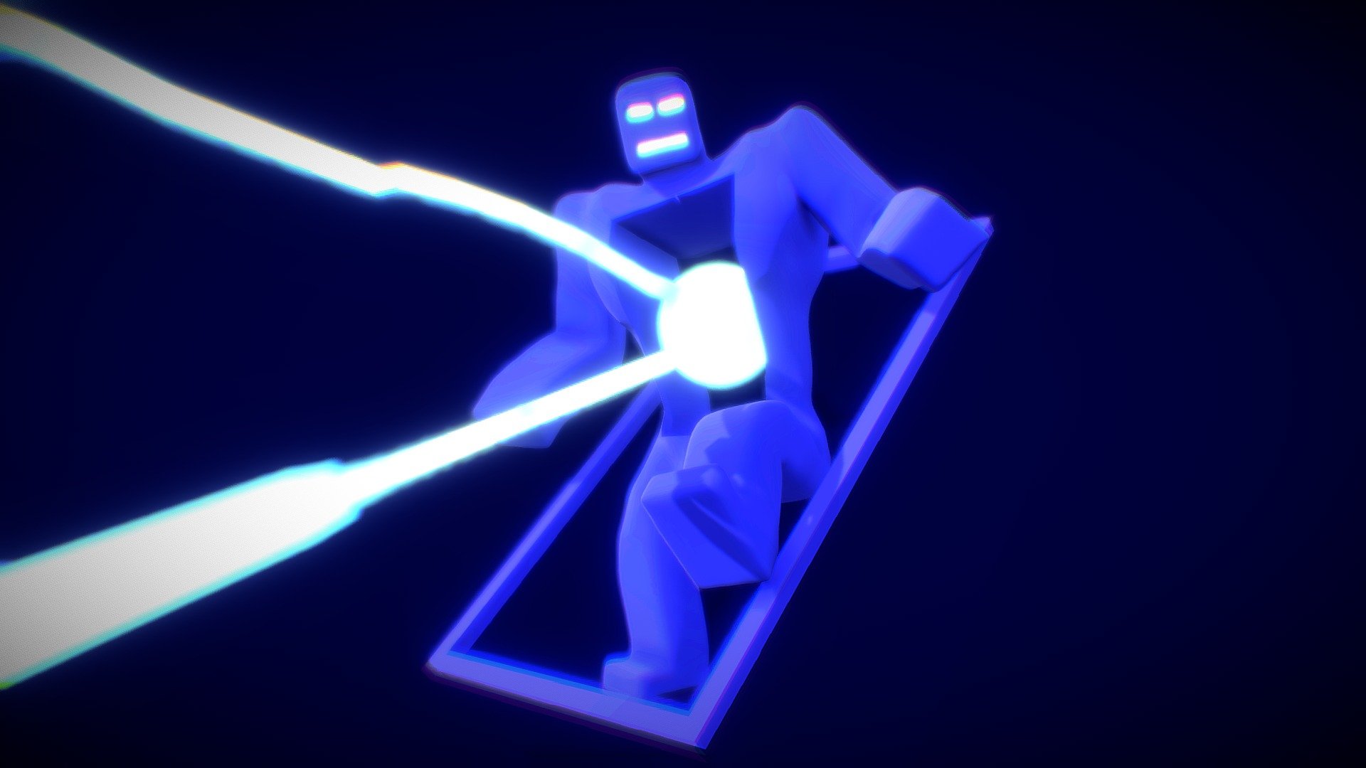 Blue Border Guy 2023 - DSK Universe - 3D model by Jacob Quintana ...
