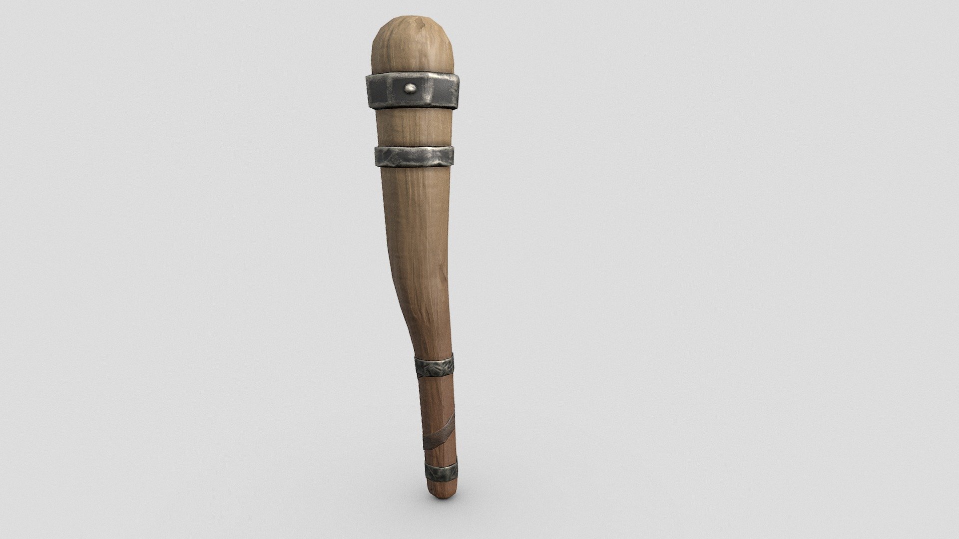 Wooden Club - Buy Royalty Free 3D model by Polyzero [ca27d47 ...