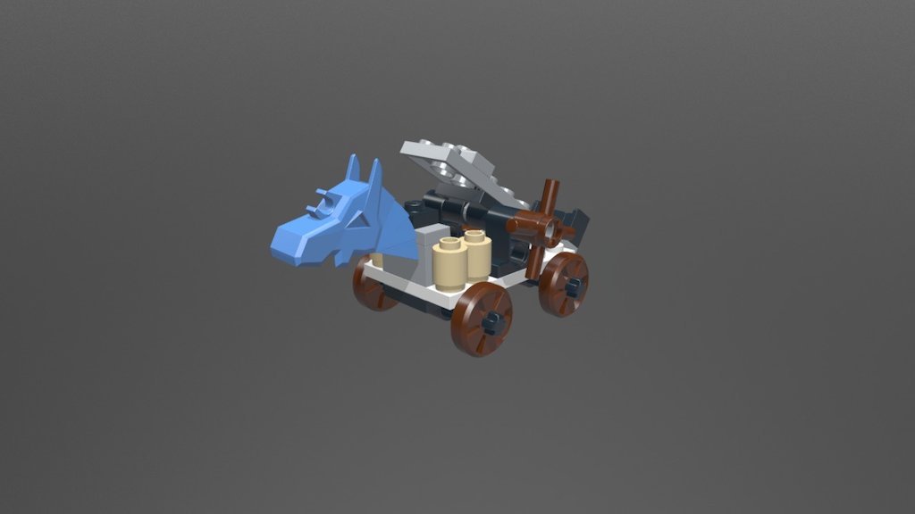 Lego Knights Kingdom II 5994 Catapult - 3D model by kambur [ca28df3 ...