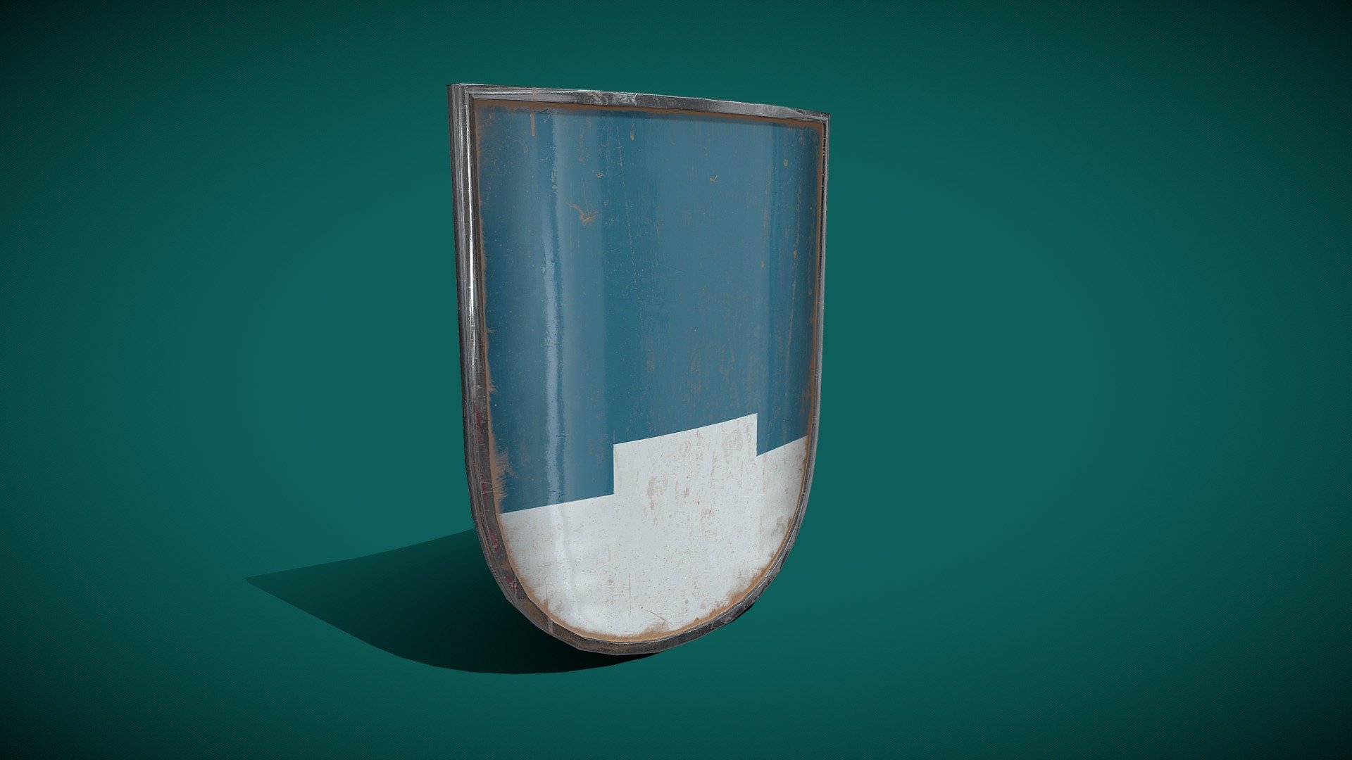 Low Poly Medieval Shield - 3D model by ROBERTO REGALADO (@NOVEL82 ...