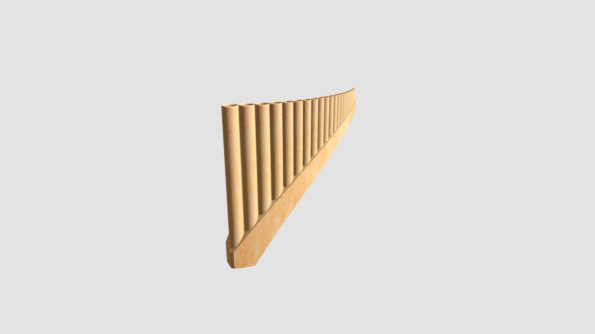 Pan flute - Buy Royalty Free 3D model by Evermotion [ca299f7 ...