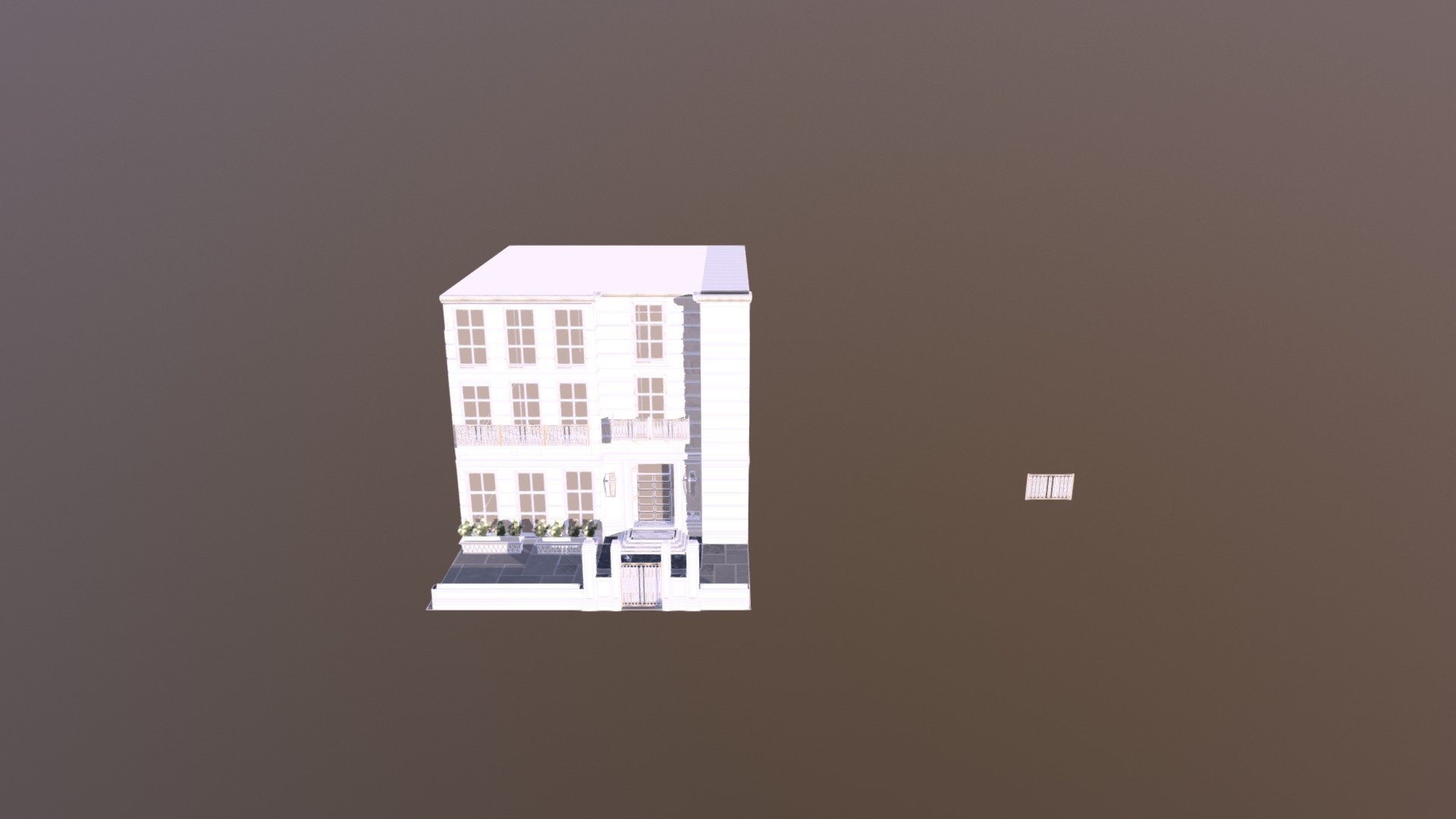 town house - 3D model by palettedaniel [ca2a867] - Sketchfab