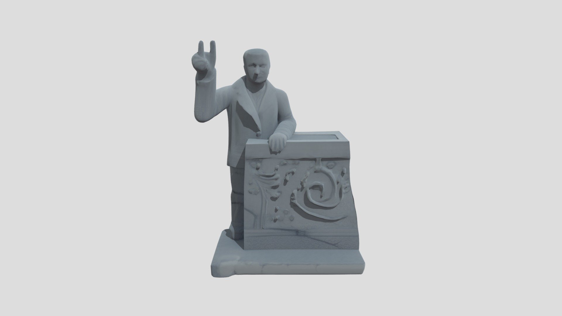 Vaclav Havel - 3D model by wggselb.de [ca2bd0e] - Sketchfab