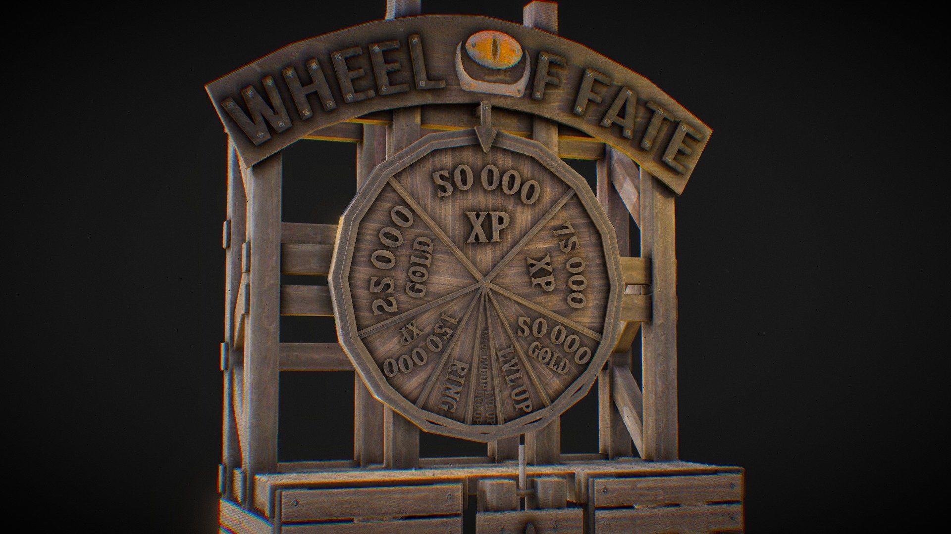 Medieval Wheel of Fortune - Buy Royalty Free 3D model by 2REK [ca2ce49 ...