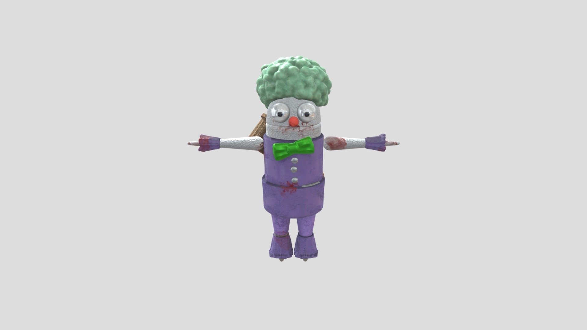 Clown R.E.P.O Player // REPO 3D MODEL - Download Free 3D model by uncle ...