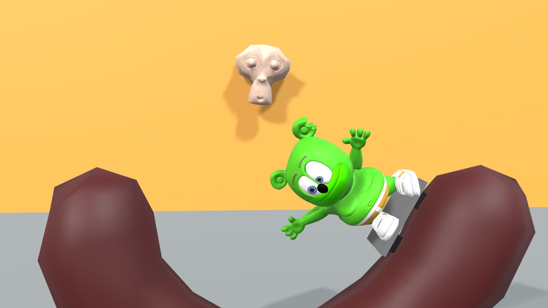 Skate Board Jump - Download Free 3D model by Gummibar Chikn Nuggit ...