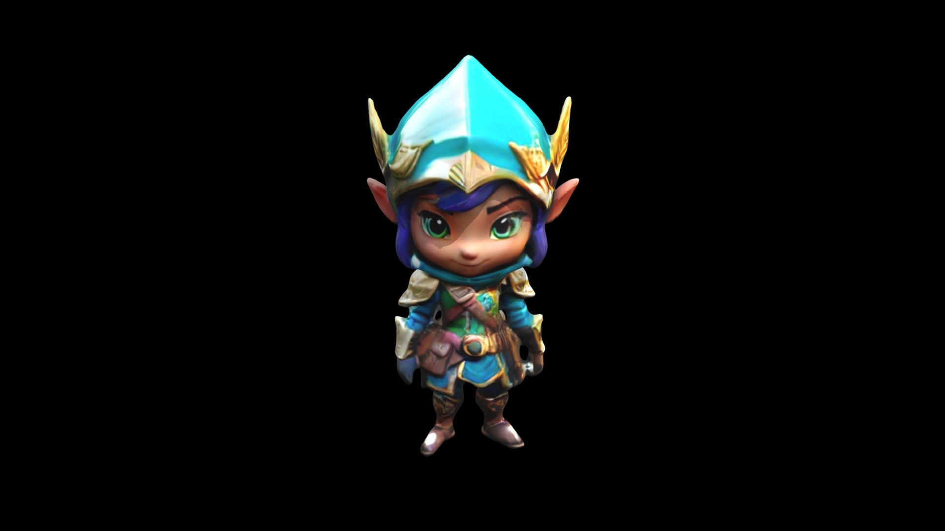 Skardar (Image of Animated Girl) Skardar is a ca - Download Free 3D ...