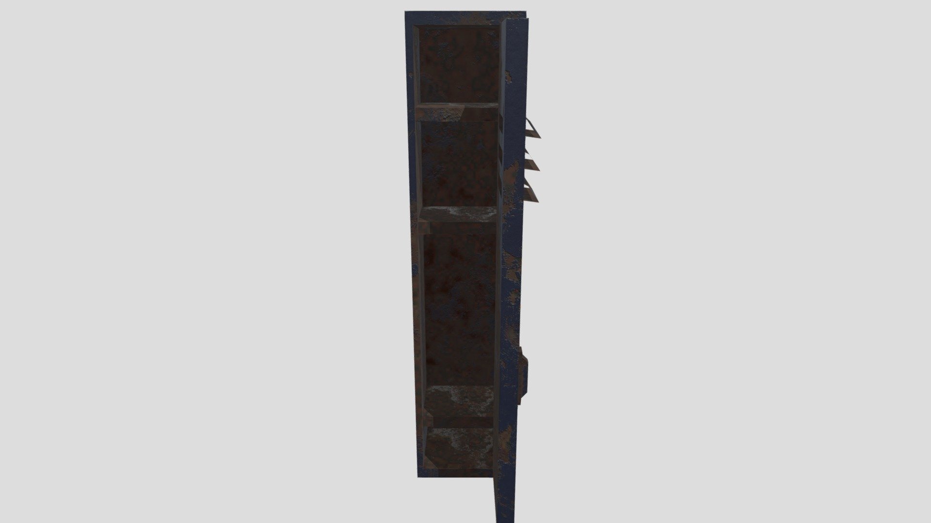 Rusted Locker - Download Free 3D model by nkd3 [ca2f4cb] - Sketchfab
