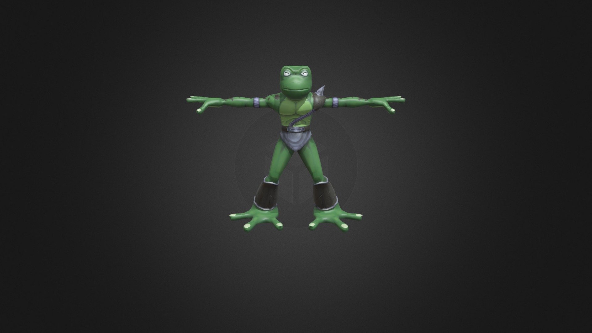 Frog Character - 3D model by Diego.Almeida.Santos [ca301c6] - Sketchfab
