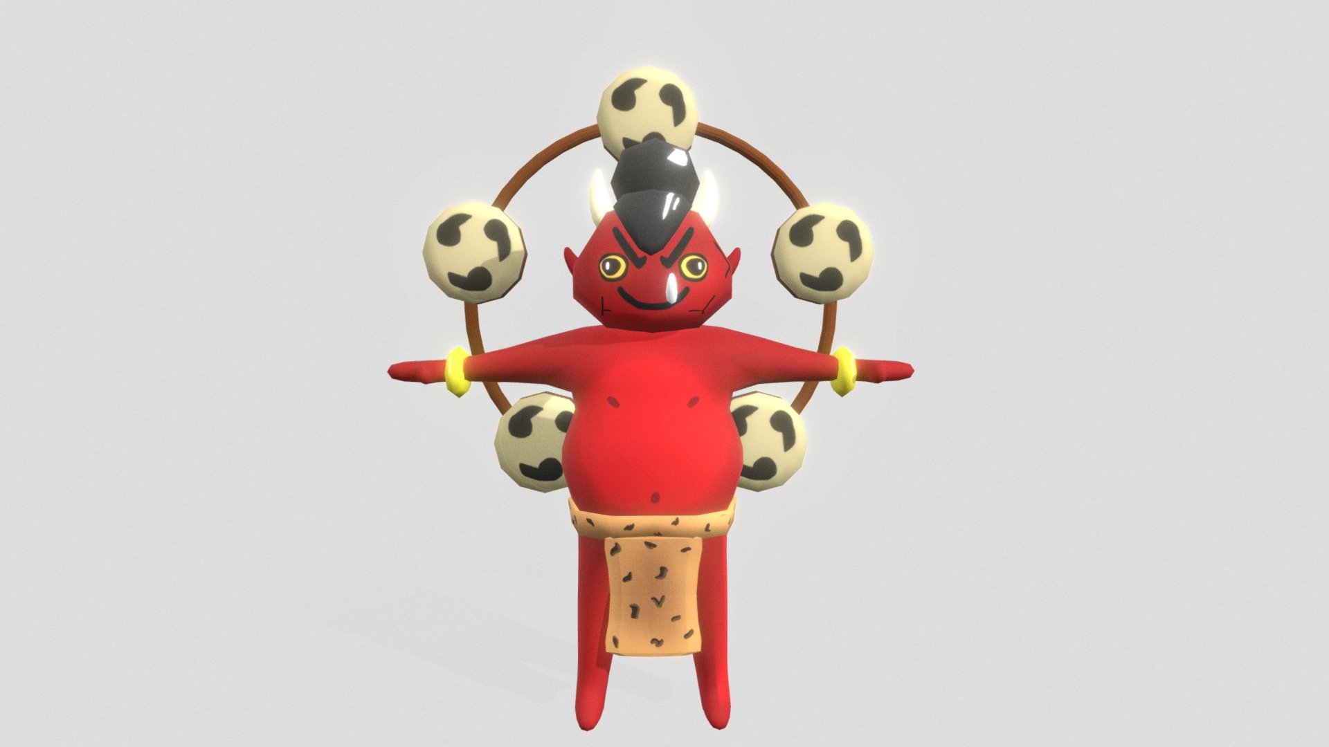 Raijin God of Thunder - 3D model by Bilgun (@bilgun13) [ca326ac ...